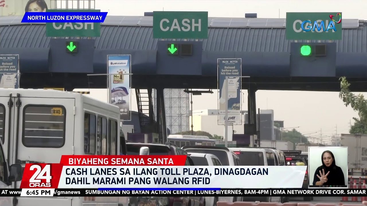 Cash lanes sa ilang toll plaza, dinagdagan dahil marami pang walang ...