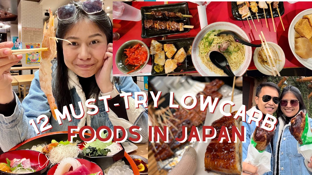 12 MUST-TRY LOW CARB FOODS IN JAPAN - YouTube