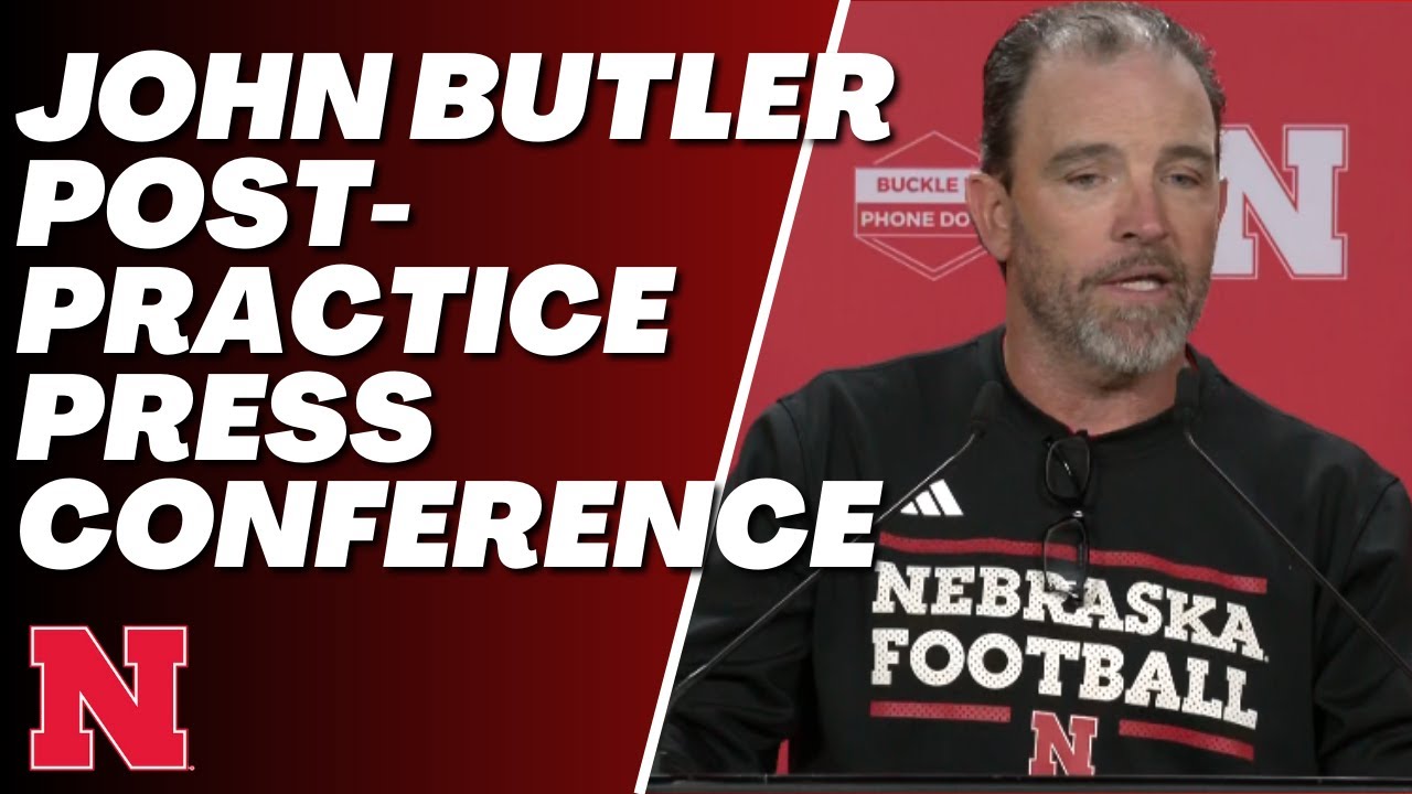 Nebraska DC John Butler Post-Practice Press Conference (12/12/24) - YouTube