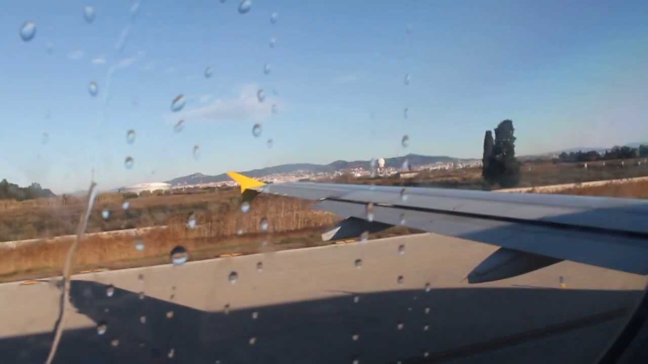 Despegue con vueling boing 747 Barcelona Roma - YouTube