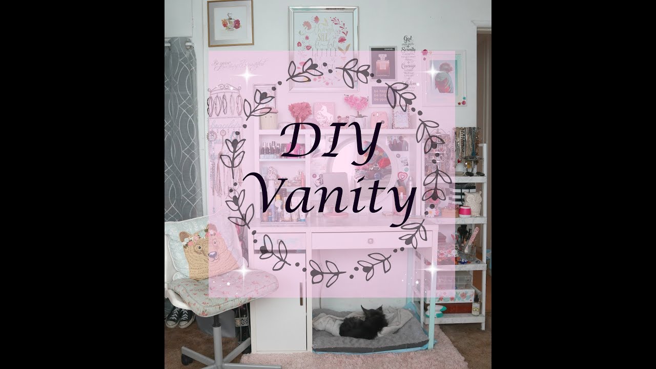 Affordable DIY Vanity Tour - YouTube