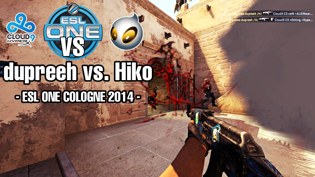 CS:GO Dignitas dupreeh vs. Cloud9 Hiko - ESL ONE COLOGNE 2014 - YouTube