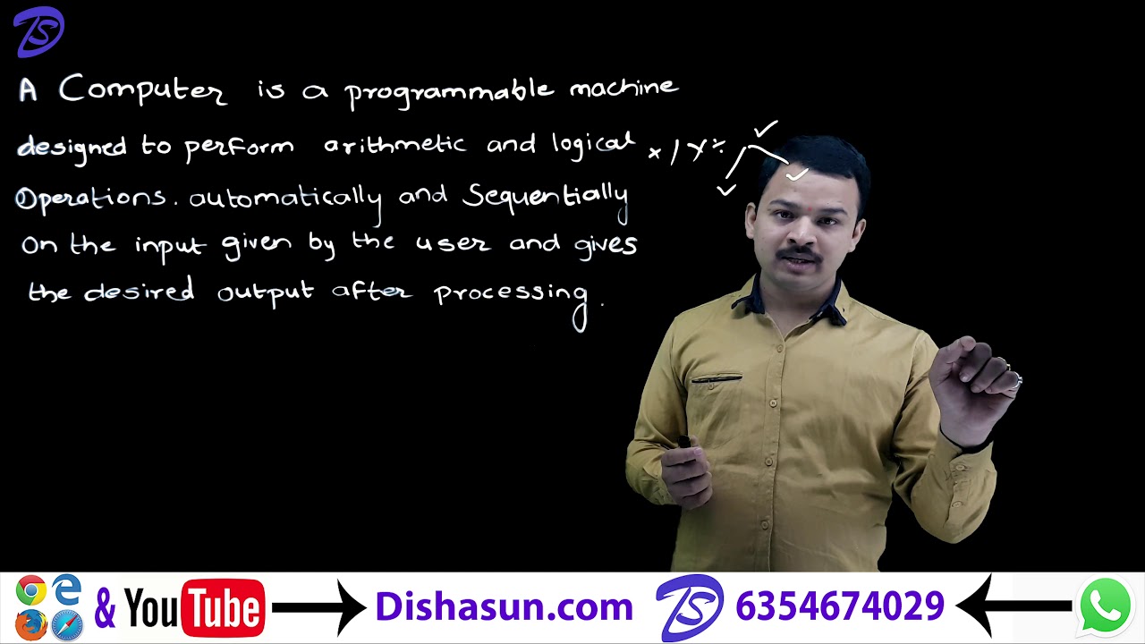 मराठी । 02 What is Computer with Diagram and benifits |Computer Basics ...