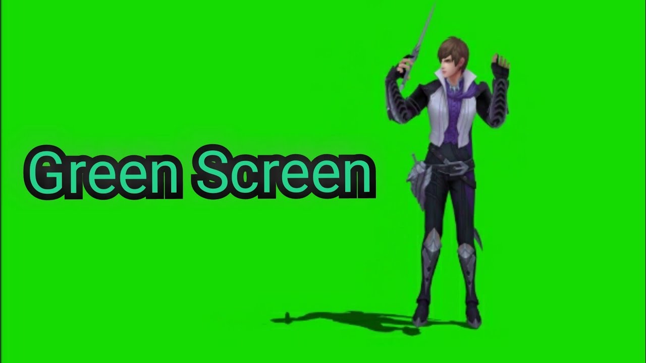 [Mobile Legends] Gusion Green Screen - YouTube