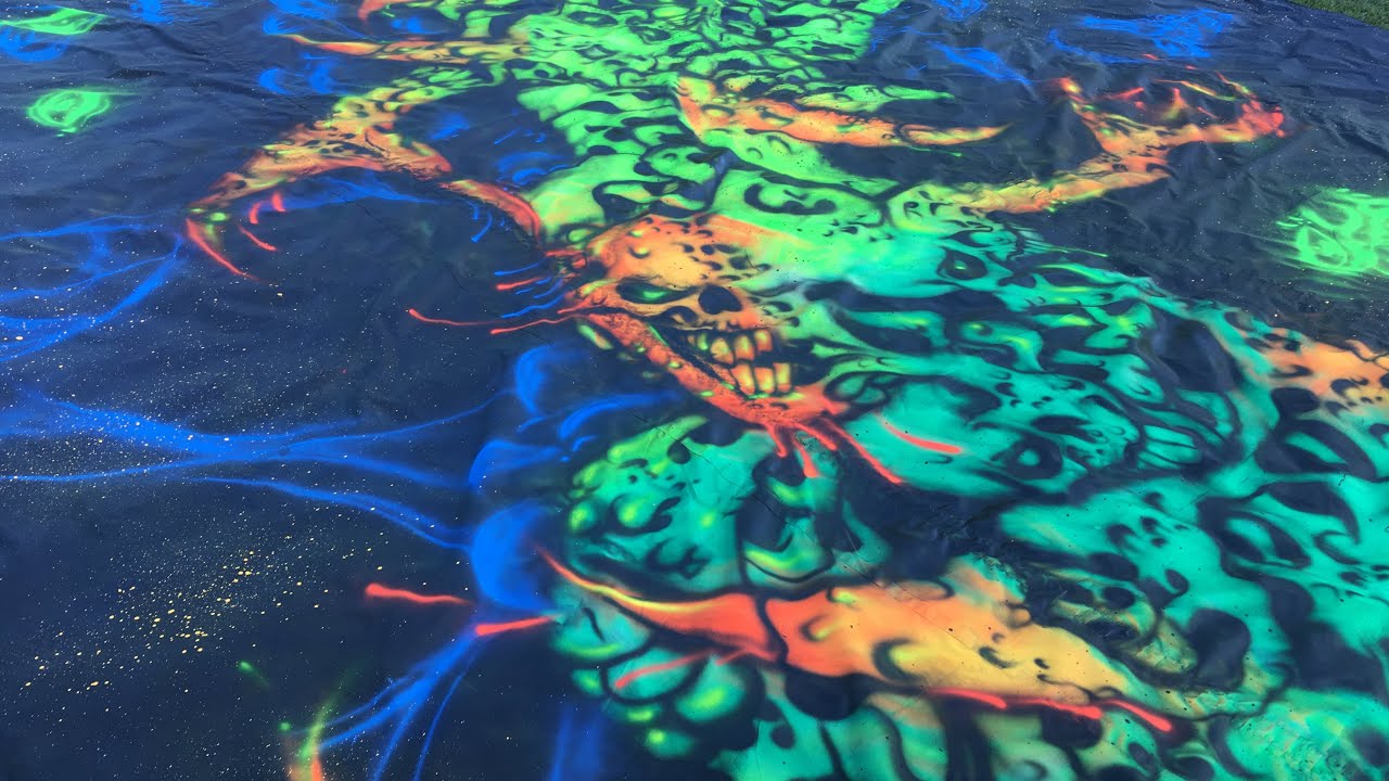 Skeleton’s Lair, Day One on site, hot Spinning Tunnel acton in ...