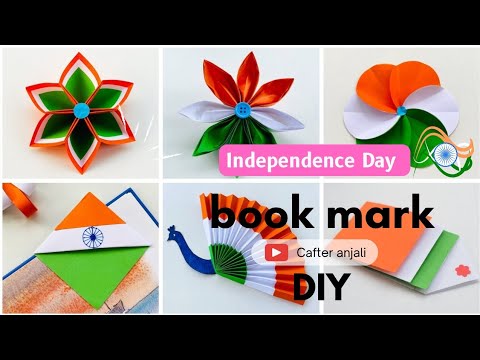 Diy Independence Day Bookmark Making Ideas || Easy Bookmark - YouTube