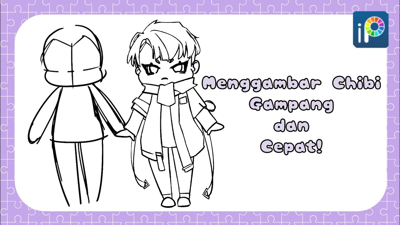 Cara Menggambar Chibi Anime [ibis paint x Tutorial] - YouTube