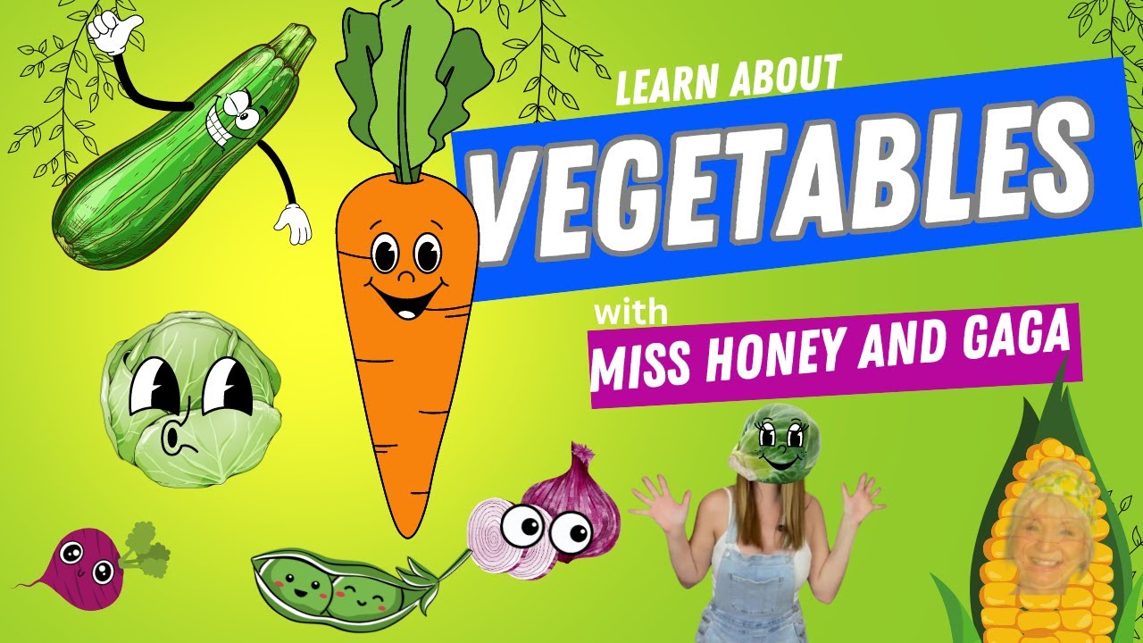 Learn about Vegetables l For Toddlers and Kids l Health educational ...