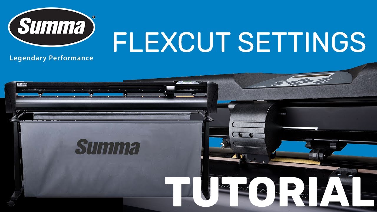 SUMMACUT | How to Set Up Flex Cut Parameters. - YouTube