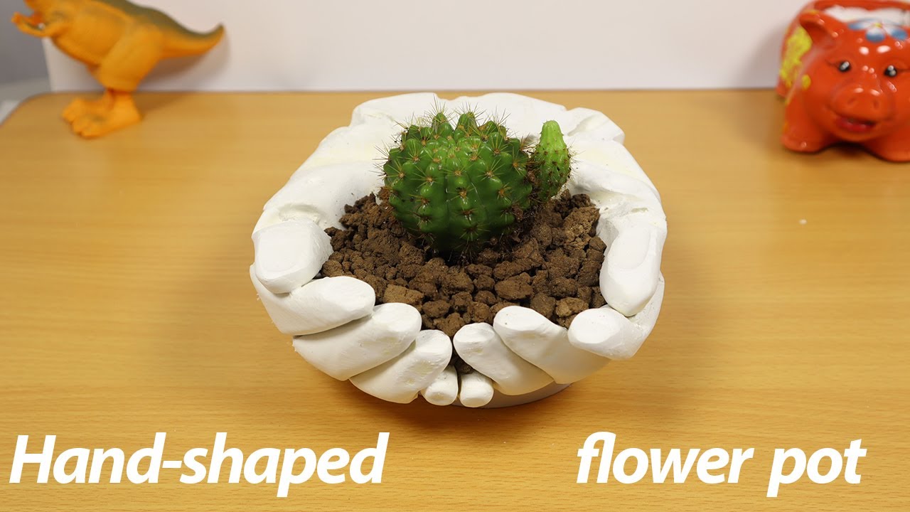 Concrete Hand Planter