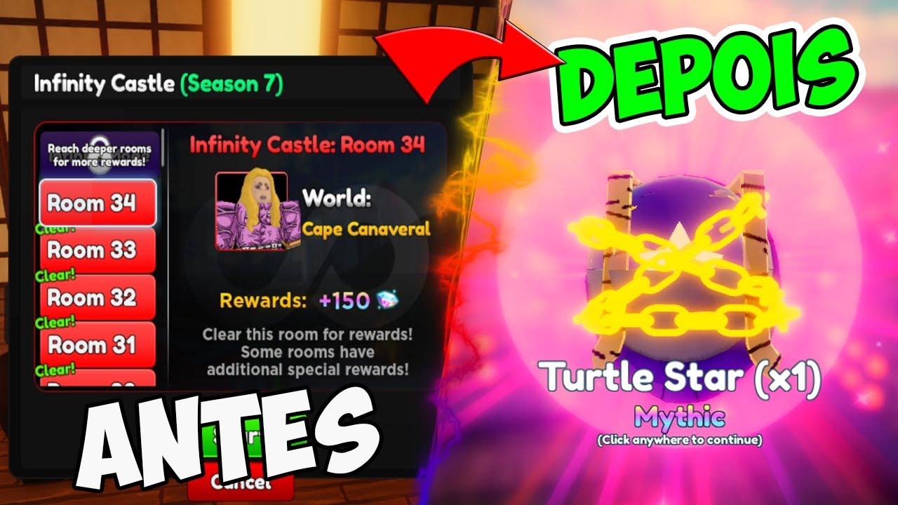 COMPLETANDO O CASTELO DO INFINITO NO ANIME ADVENTURES ANTES DA ...