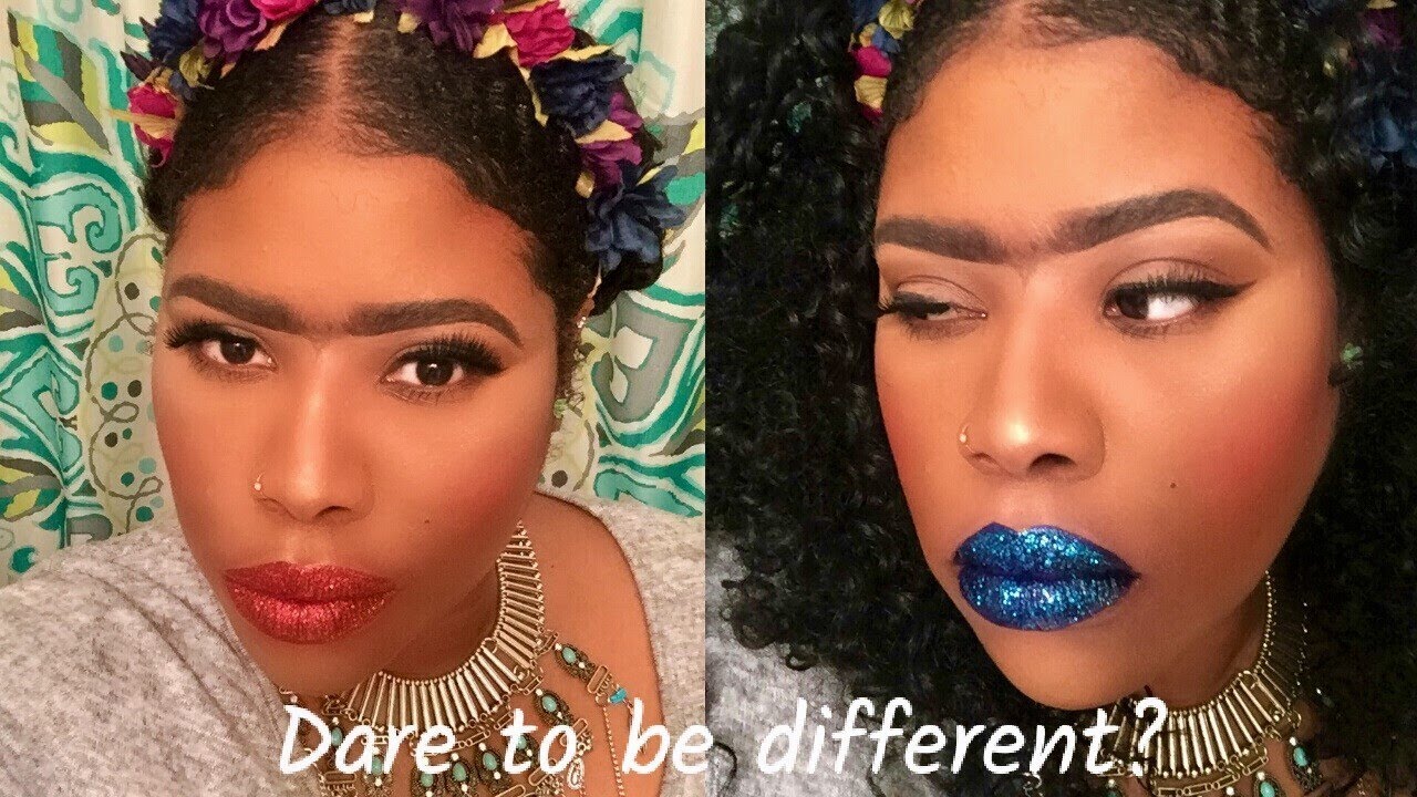 Frida Kahlo Eyebrow Tutorial and Celia Cruz Tribute (homenaje)! - YouTube