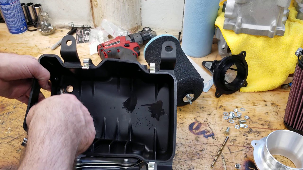 Monster adapter style intake install - YouTube