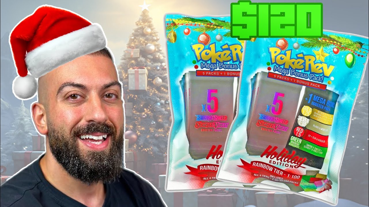 Opening PokeRev Pokémon Holiday Mystery Packs! - YouTube