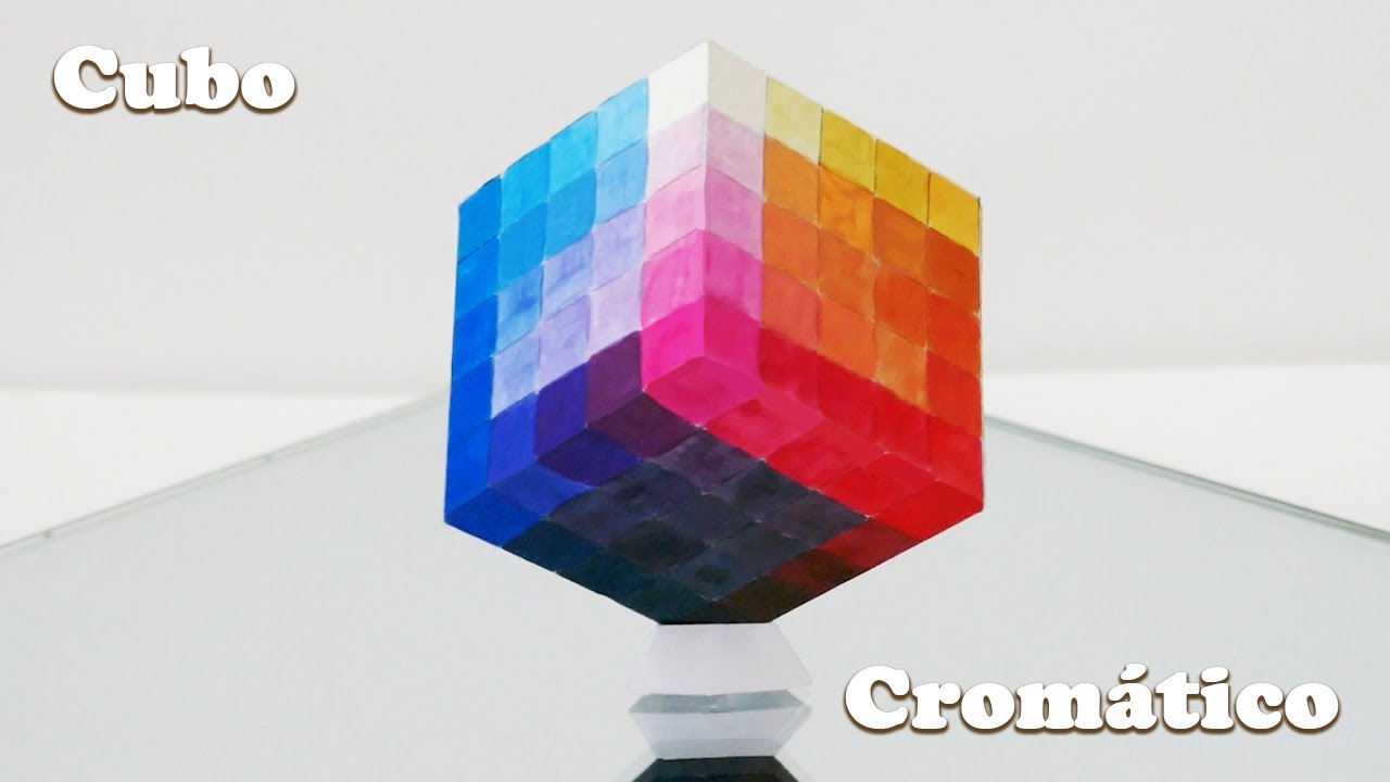 Cubo cromático: un poco de su historia y como crear uno desde cero - YouTube