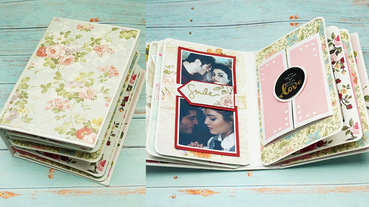 Scrapbook ideas | scrapbook | how to make scrapbook - YouTube