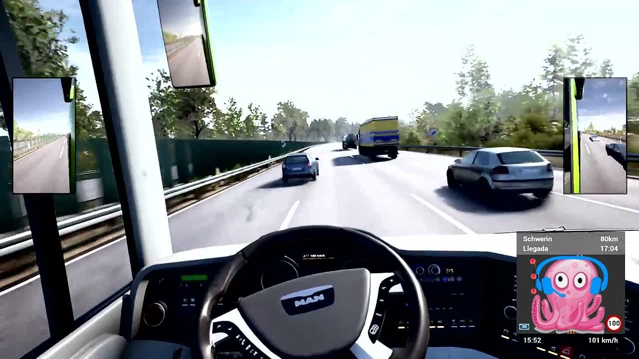 ULTRA REALISTIC DRIVING FERNBUS BUS SIMULATOR - YouTube
