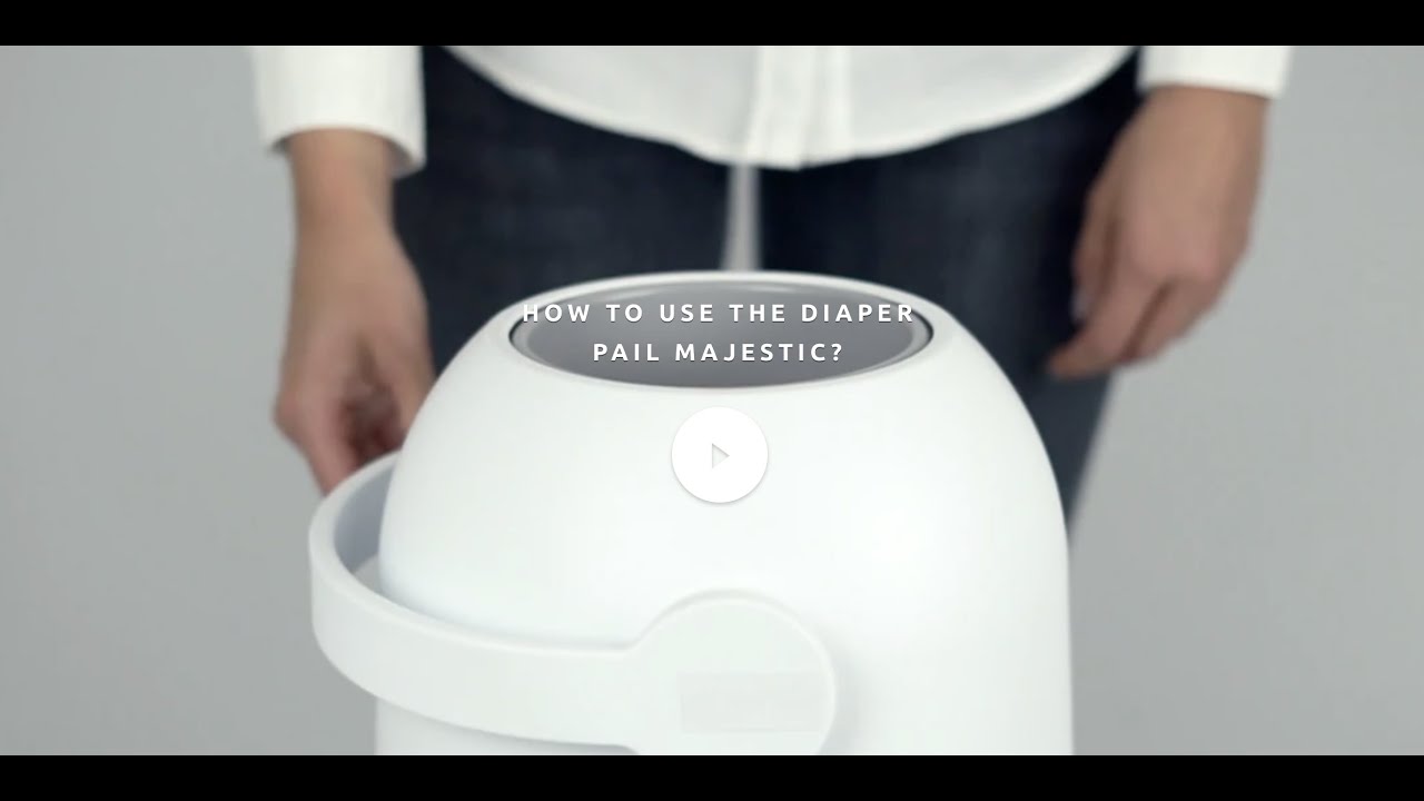 MAGIC diaper pail MAJESTIC - YouTube