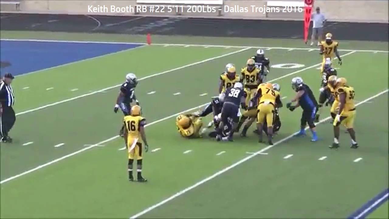 Keith Booth Football Highlights 2016 - YouTube