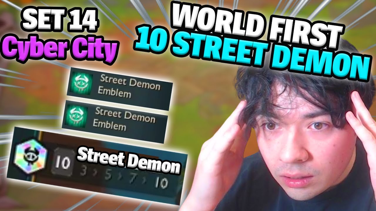 World's First Set 14 PRISMATIC TRAIT 10 STREET DEMON! I Set 14 TFT ...