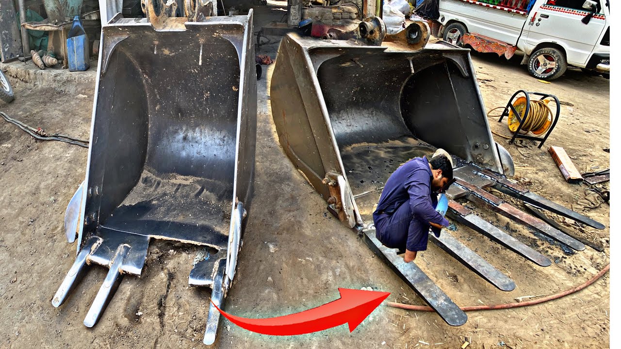 We will Show you how to fix broken teeth of an excavator - YouTube