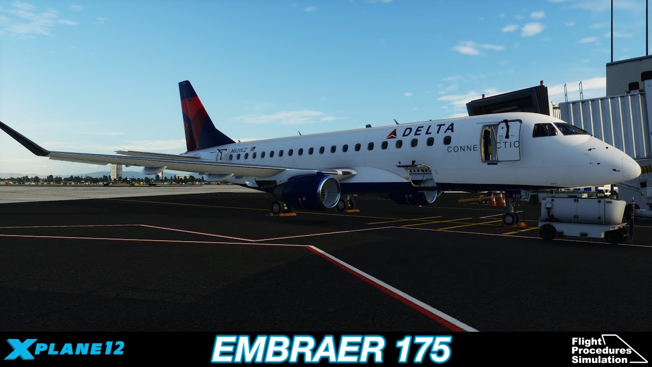 FPS EMBRAER 175 - COMPLETE FLIGHT DEMONSTRATION - YouTube