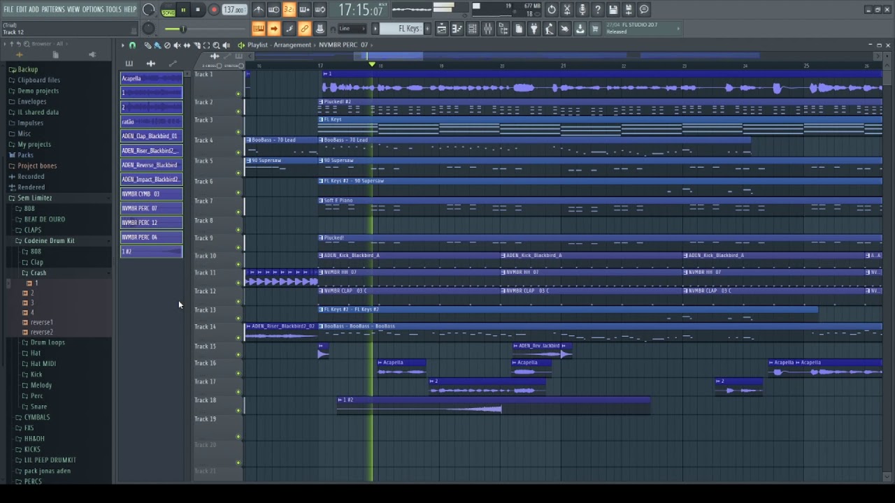 Projeto FL Studio - Beat it - rato borrachudo - YouTube