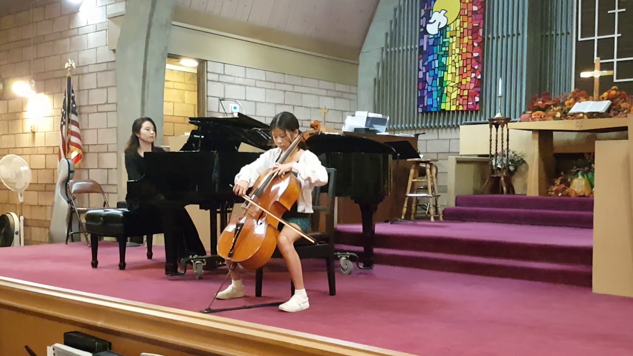2019 Cello recital - Jessica Song - YouTube