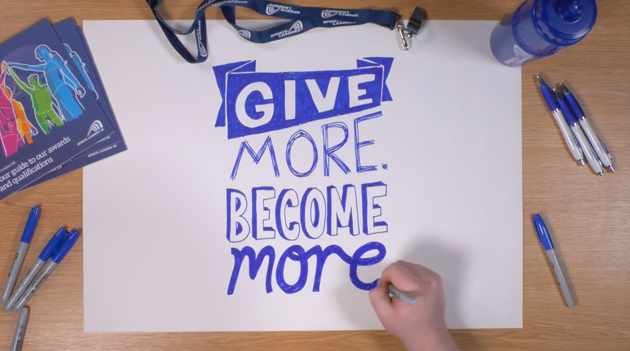 Give More. Become More. - YouTube