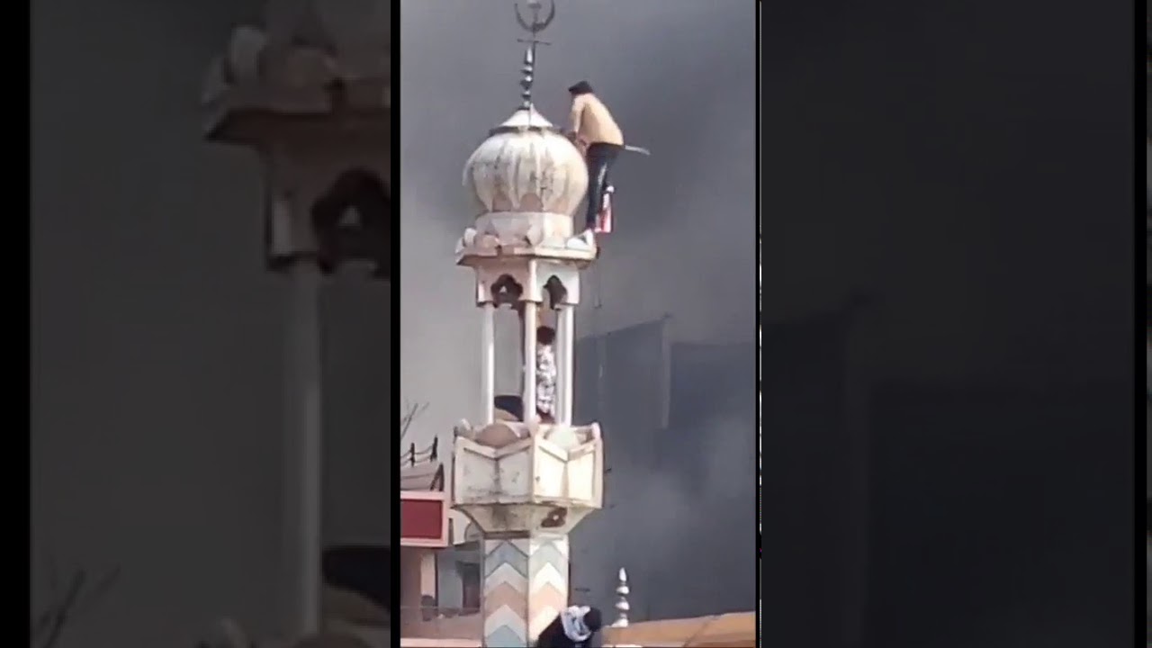 Demolition Of Mosque In Delhi,India - YouTube