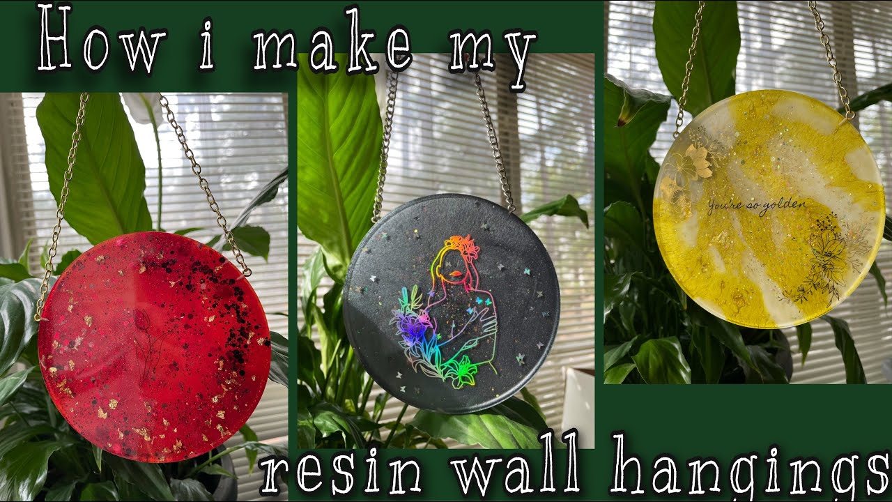 HOW TO MAKE A RESIN WALL HANGING ~ step by step tutorial~ - YouTube
