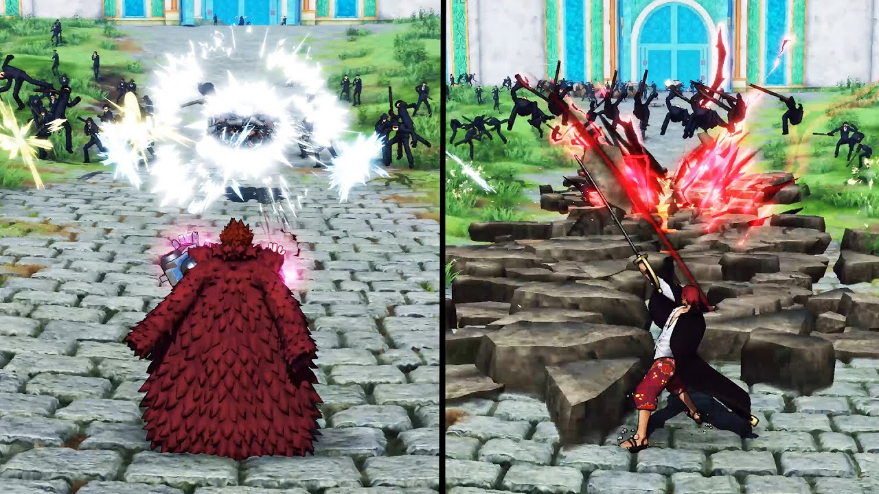SHANKS vs KIDD Moveset | Elbaph FIGHT - ONE PIECE PIRATE WARRIORS 4 ...