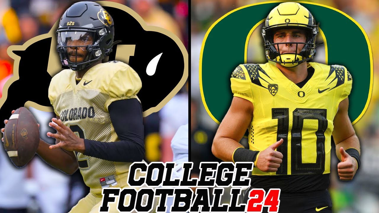 Colorado vs Oregon Week 4 | 2023 Rosters | NCAA Football 24 - YouTube