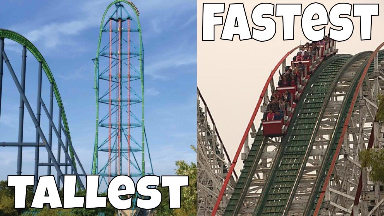 The TALLEST and FASTEST Coaster from Each Decade! (Since 1960) - YouTube