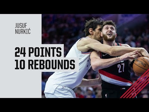 Jusuf Nurkić (24 pts, 10 reb) vs. Philadelphia 76ers | February 23, 2019