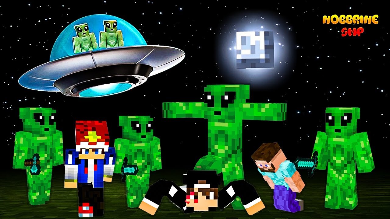 ALIENS ATTACK 😭😭 IN OUR SMP | MINECRAFT | TECHNO GAMERZ #34 - YouTube