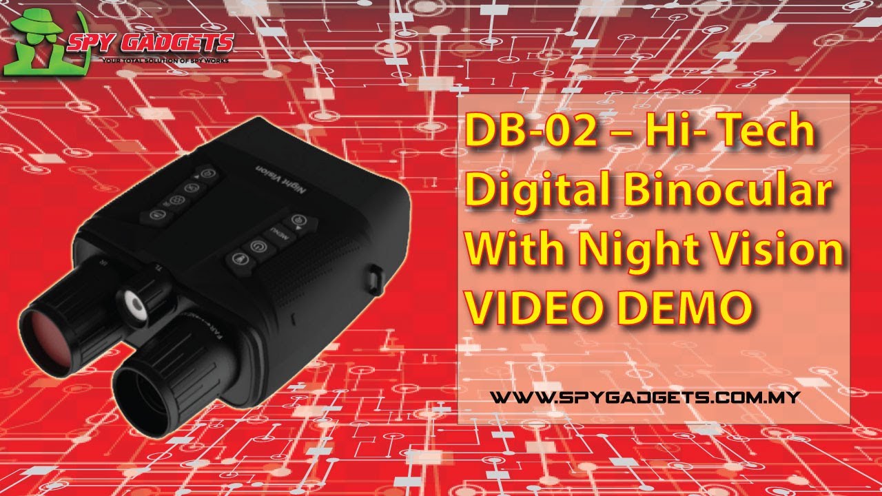 DB-02 – Hi- Tech Digital Binocular With Night Vision, Enforcement Grade ...