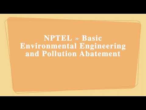 NPTEL » Basic Environmental Engineering and Pollution Abatement | Week 1: Assignment 1 Solution ...