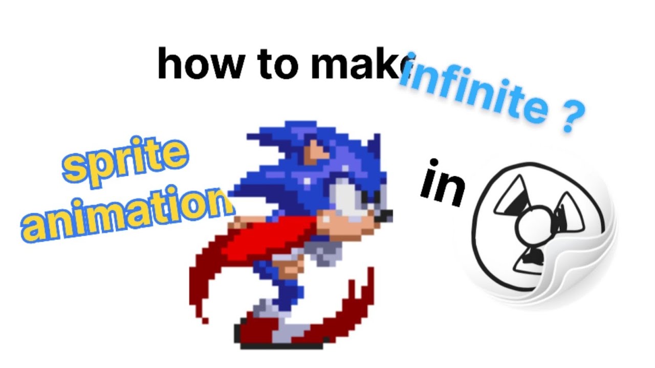 How to make INFINITE sonic sprite animation (tutorial) - YouTube