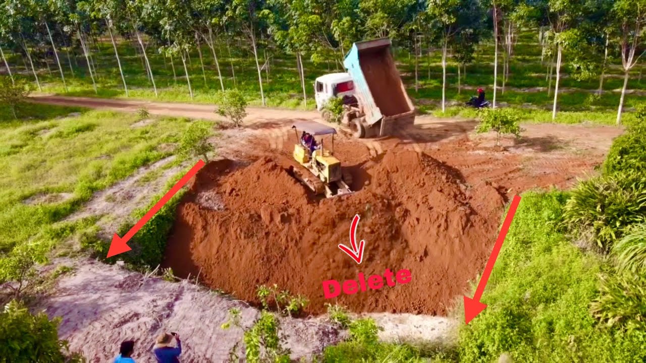 Launched a new project fill the old mine pit with a depth of 10 meters ...