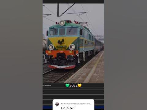 Lokomotywa EP07-361 PKP Intercity/#pkpintercity#pkp#ep07#train#shorts - YouTube