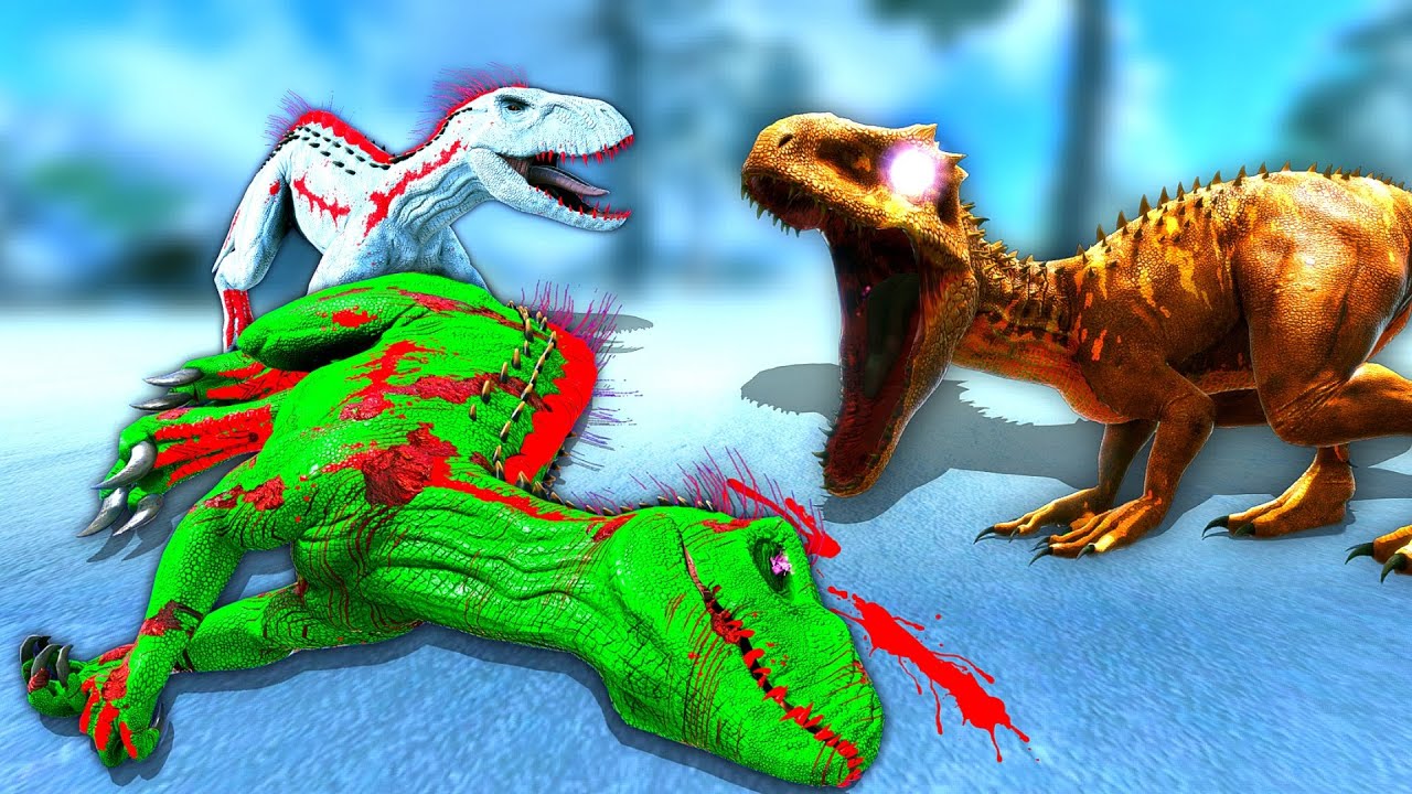 O Bebê Indominus Rex Derrotou O Pai Traídor Alpha Indoraptor! Devo ...