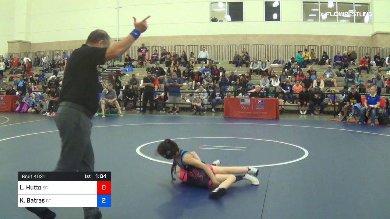 65 Lbs Quarterfinal Lily Hutto Team South Carolina Vs Kayla Batres Team ...
