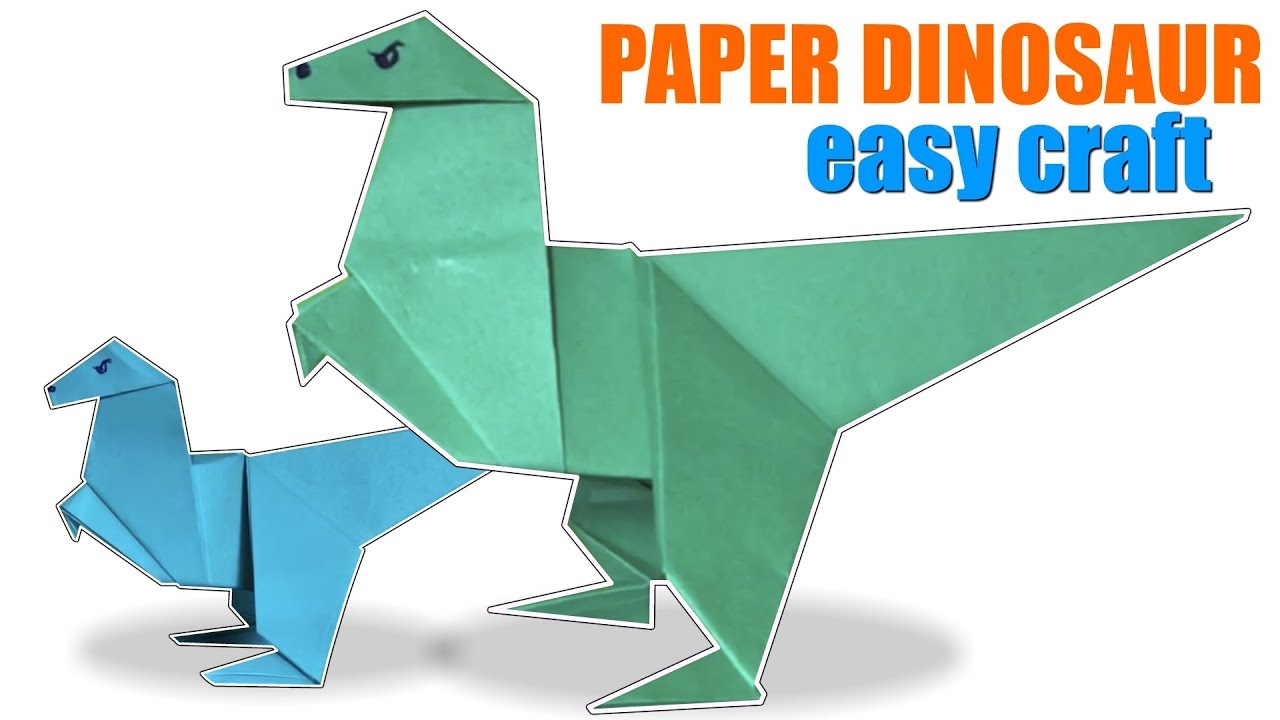 #origami Dinosaur_How to Make Paper Dinosaur | Easy Paper Art and Craft ...