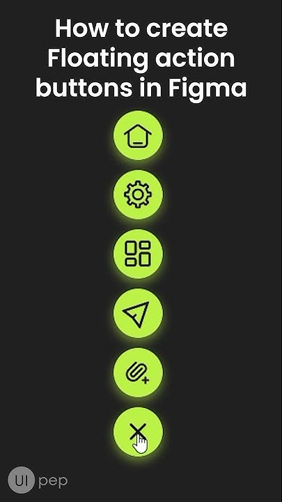 Floating action buttons made easy in #figma #design #ui - YouTube
