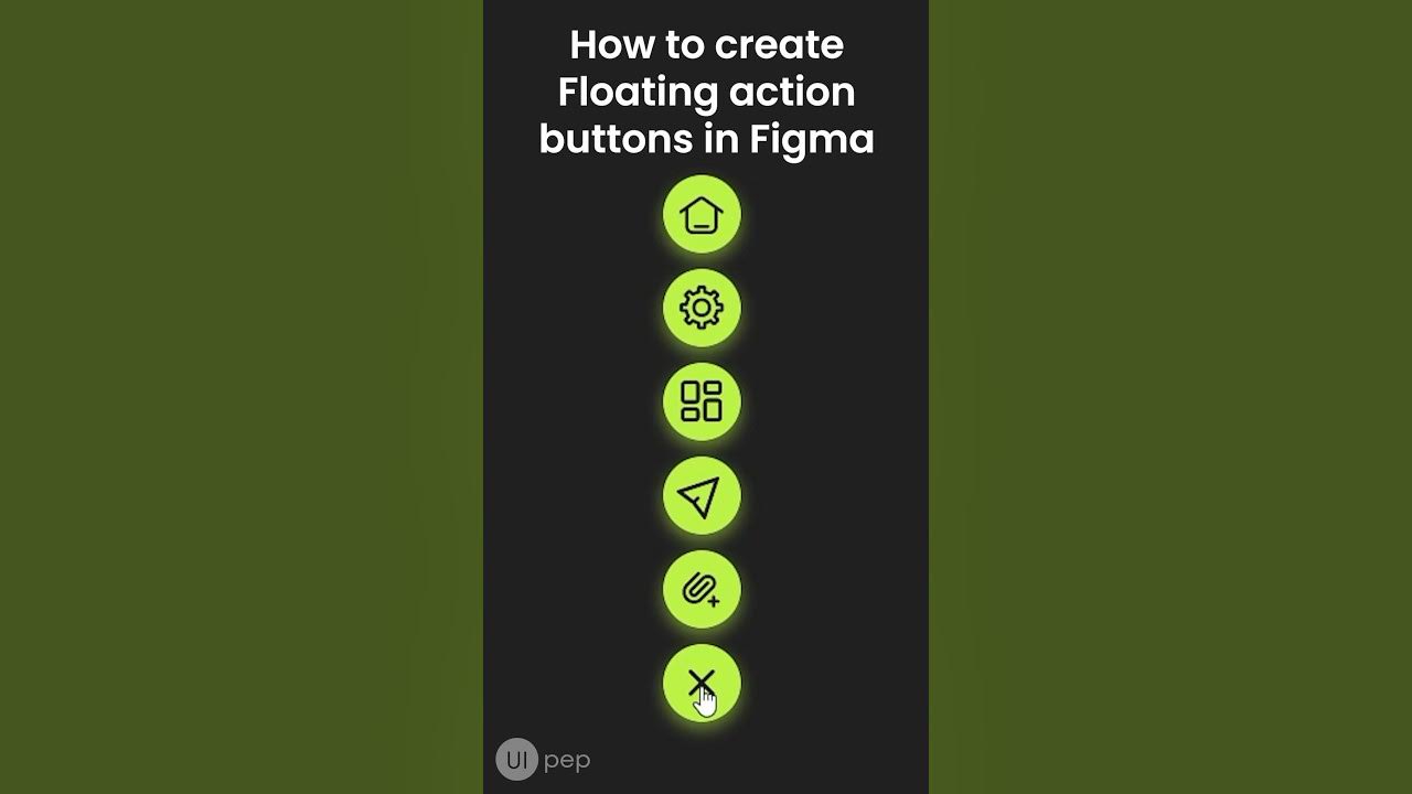 Floating action buttons made easy in #figma #design #ui - YouTube