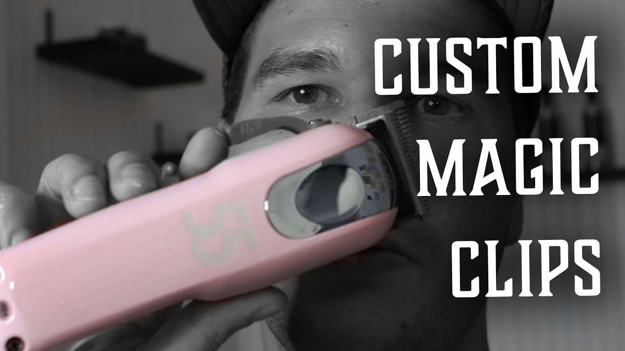 CUSTOM (Pink Cadillac) Wahl Magic Clip Clipper - How to Paint any ...