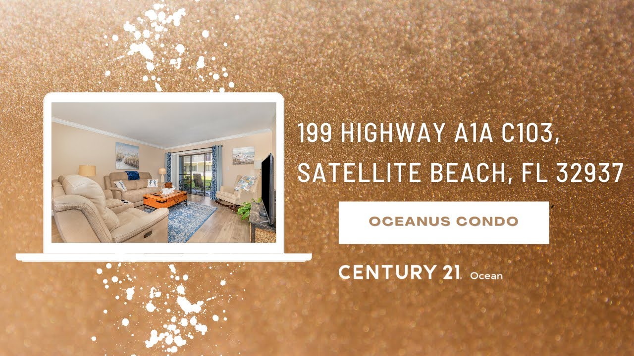 Condo For Sale - Oceanus Condo | 199 Highway A1a C103, Satellite Beach ...