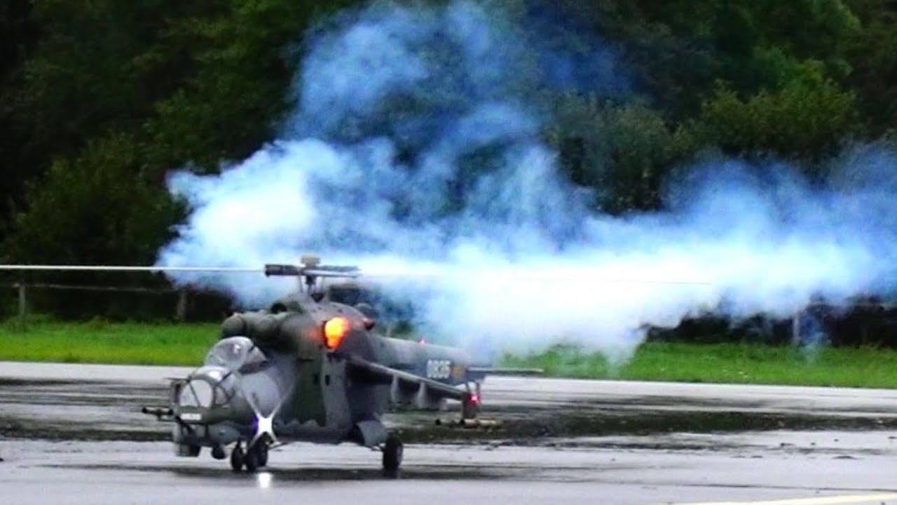Whats happend?? Mil Mi Hind 24 RC Scale Turbine Helicopter - YouTube