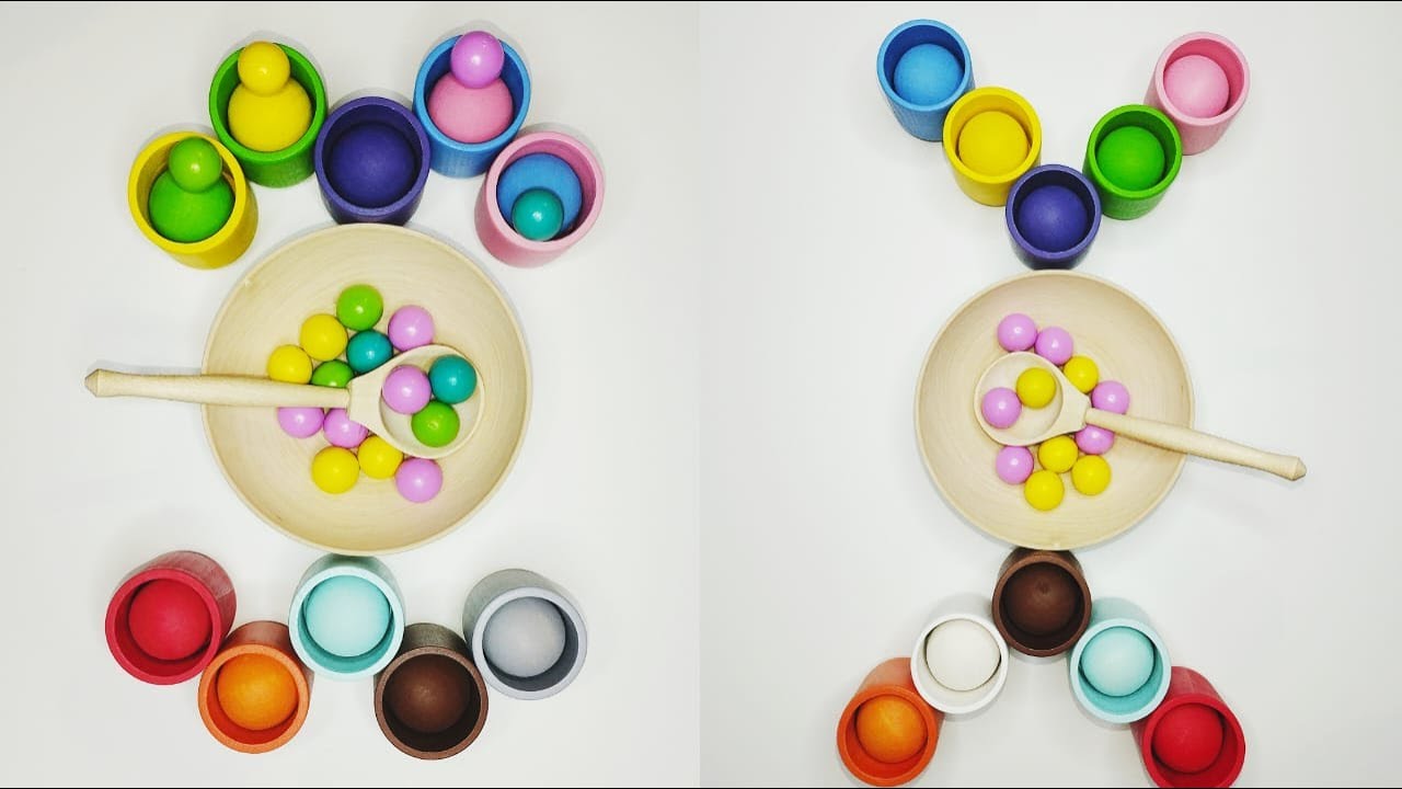 Satisfying Color Sorting - YouTube